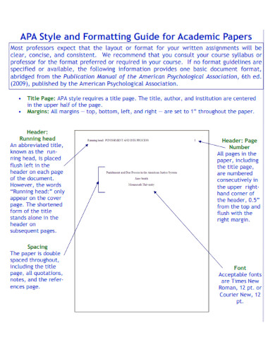 Apa Title Page - Examples, Format, Pdf | Examples