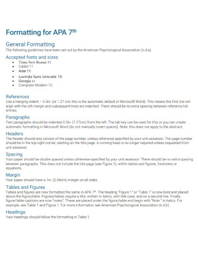 APA 7 - Example, Format, PDF | Examples