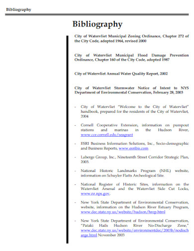 Bibliography - Examples, PDF | Examples