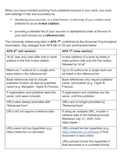 APA 7 - Example, Format, PDF | Examples