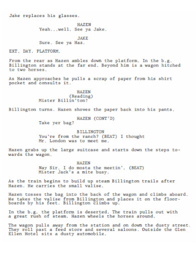 35+ Screenplay Examples - PDF | Examples