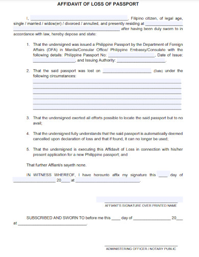 Passport - Examples, PDF | Examples