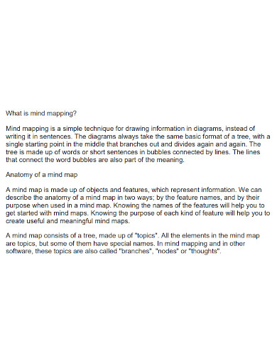 Mind Map - Examples, PDF | Examples