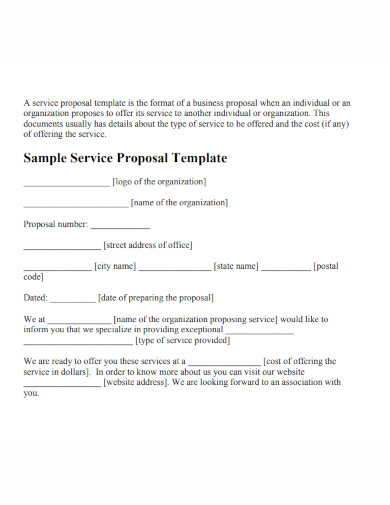 Service Business - Examples, PDF | Examples