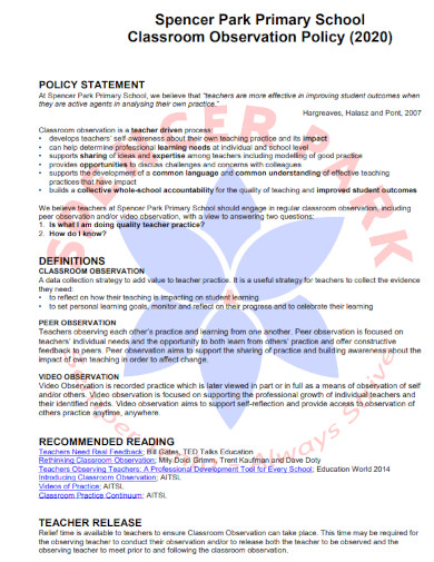 Observation - Examples, PDF | Examples