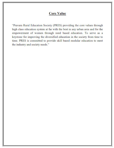 Core Values - Examples, PDF | Examples