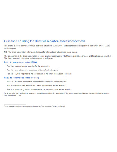 Observation - Examples, PDF | Examples