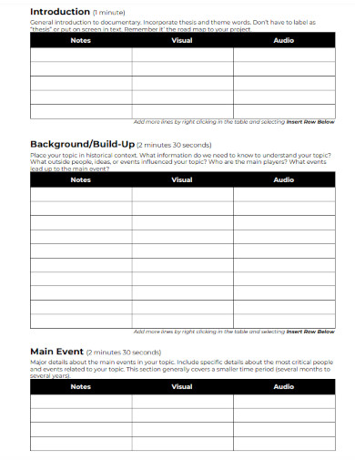 Storyboard - Examples, PDF | Examples