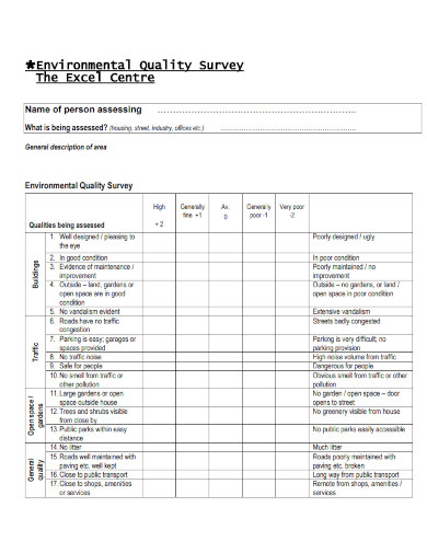 Survey - Examples, PDF | Examples