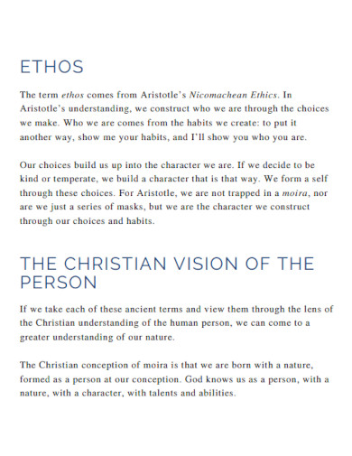 Ethos - 99+ Examples, How to Use, PDF