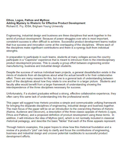 Ethos - 99+ Examples, How to Use, PDF