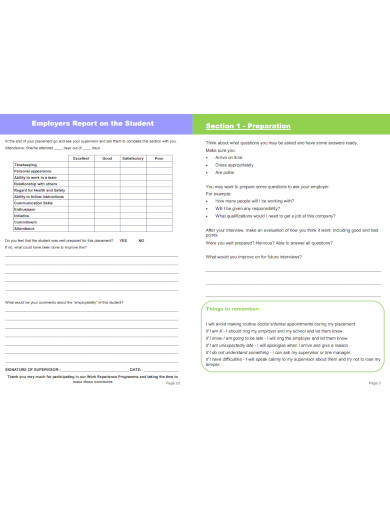 Work Experience - Examples, PDF | Examples