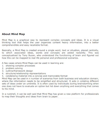 Mind Map - Examples, PDF | Examples