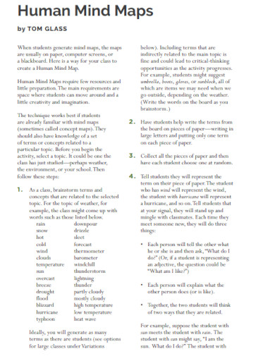 Mind Map - Examples, PDF | Examples