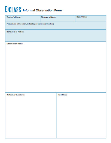 Observation - Examples, PDF | Examples