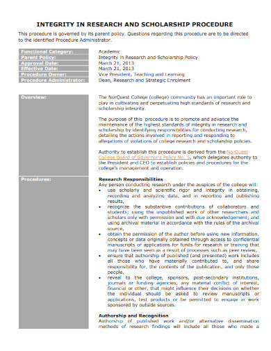 Integrity - Examples, PDF | Examples