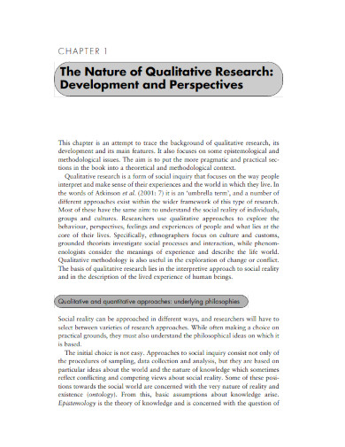Qualitative - Examples, PDF | Examples
