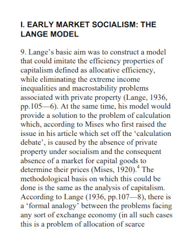 Socialism - 99+ Examples, Format, How to Distinguish, PDF