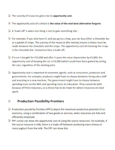 Opportunity Cost - 99+ Examples, Format, How to Calculate, PDF