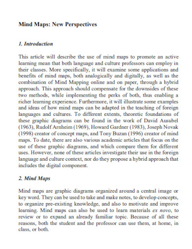 Mind Map - Examples, PDF | Examples