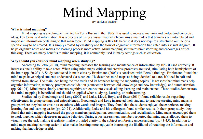 Mind Map - Examples, PDF | Examples