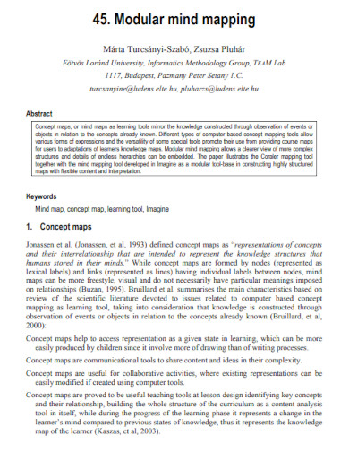 Mind Map - Examples, PDF | Examples