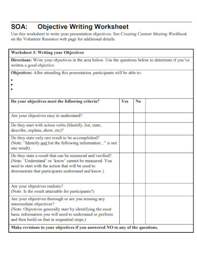 36+ Example Objective in PDF and DOCS | Examples