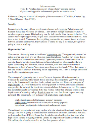 Opportunity Cost - 99+ Examples, Format, How to Calculate, PDF