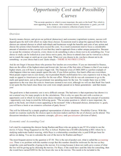 Opportunity Cost - 99+ Examples, Format, How to Calculate, PDF