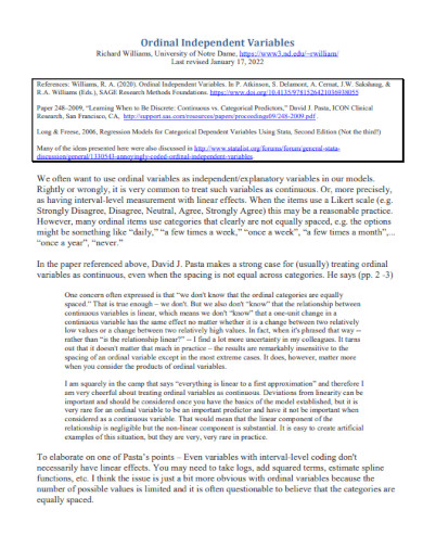 Independent Variable - Examples, PDF | Examples