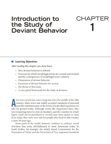 Deviance - Examples, PDF | Examples