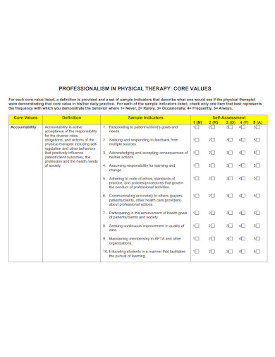 Core Values - Examples, PDF | Examples