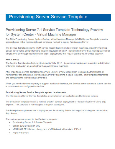 Services - Examples, PDF | Examples