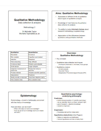 Qualitative - Examples, PDF | Examples