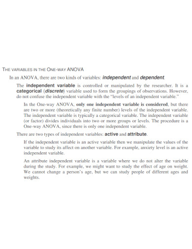 Independent Variable - Examples, PDF | Examples