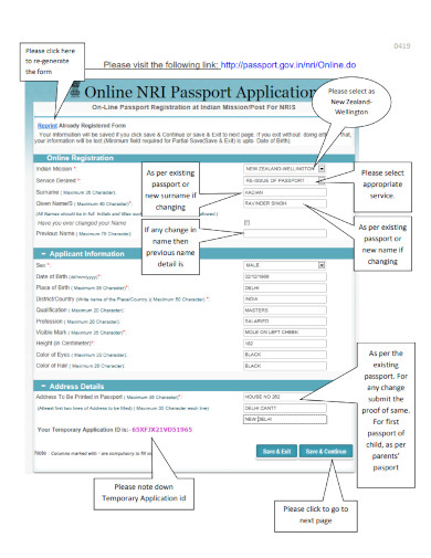 Passport - Examples, PDF | Examples