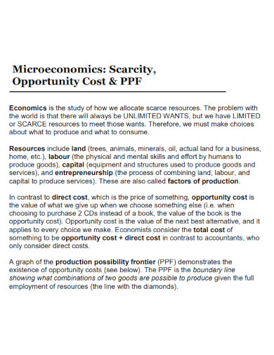 Opportunity Cost - 99+ Examples, Format, How to Calculate, PDF