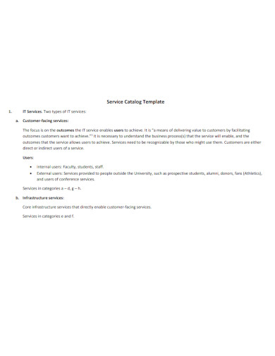 Services - Examples, PDF | Examples