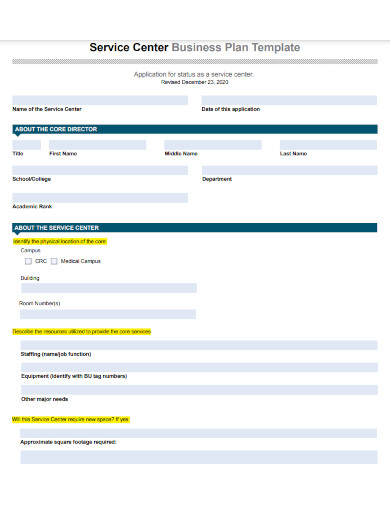 Service Business - Examples, PDF | Examples