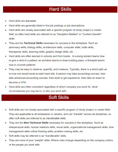 Soft Skills - Examples, PDF | Examples