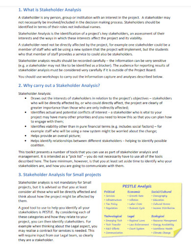 Stakeholder- Examples, PDF | Examples