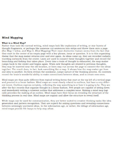 Mind Map - Examples, PDF | Examples