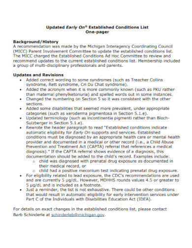 One Pager - Examples, PDF | Examples