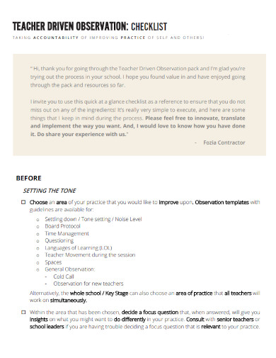 Observation - Examples, PDF | Examples