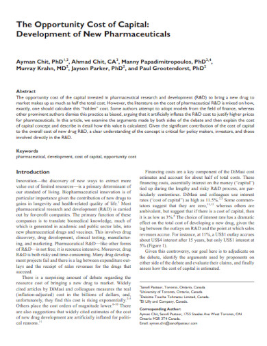 Opportunity Cost - 99+ Examples, Format, How to Calculate, PDF