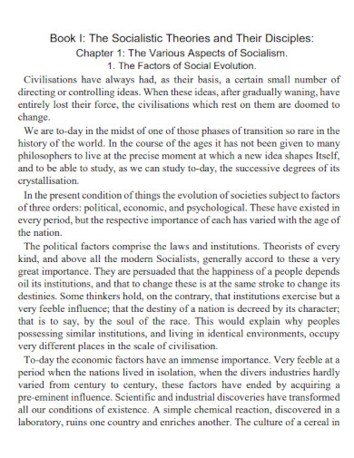 Socialism - 99+ Examples, Format, How to Distinguish, PDF