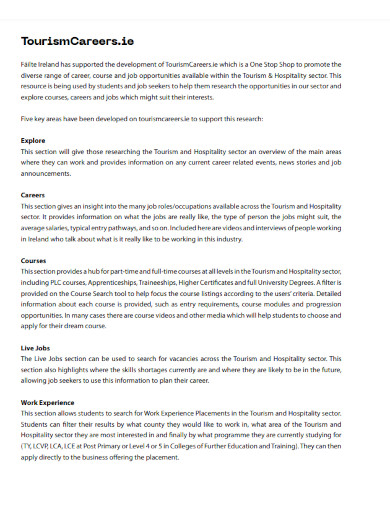 Work Experience - Examples, PDF | Examples