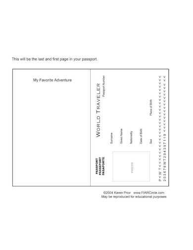 Passport - Examples, PDF | Examples
