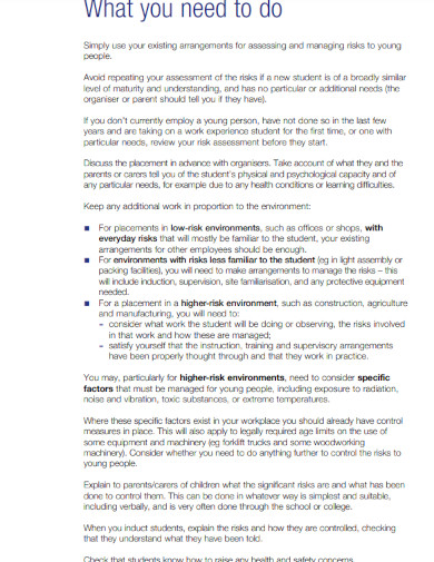 Work Experience - Examples, PDF | Examples