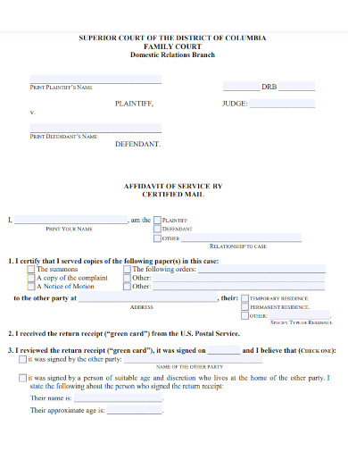 Certified Mail - Examples, PDF | Examples